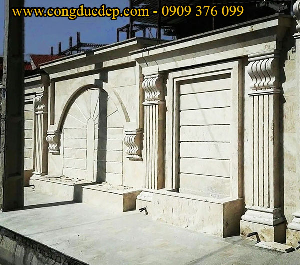 Mẫu hàng rào đẹp, tường rào đẹp đơn giản, thanh lịch, sang trọng