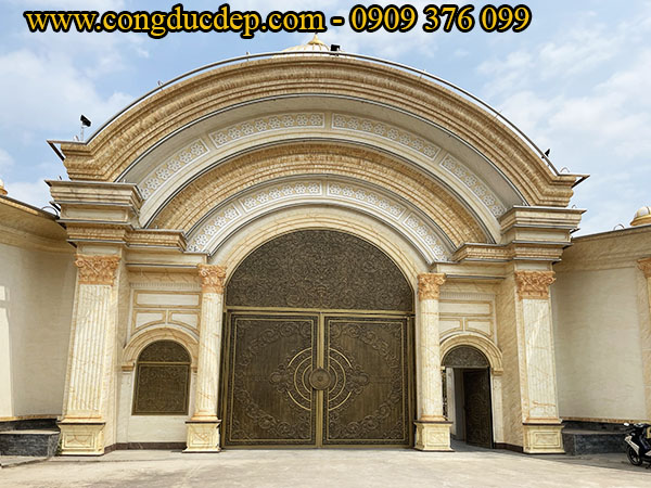 Các mẫu trụ cổng đẹp, trụ cổng hiện đại đơn giản và phào chỉ đẹp nhất