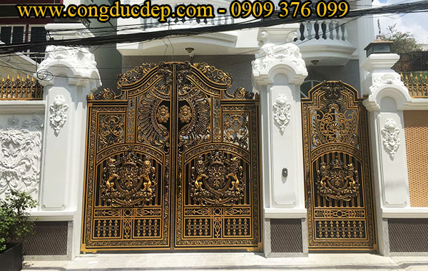 Các mẫu trụ cổng đẹp, trụ cổng hiện đại đơn giản và phào chỉ đẹp nhất