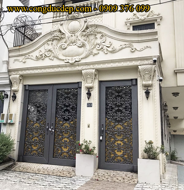 Các mẫu trụ cổng đẹp, trụ cổng hiện đại đơn giản và phào chỉ đẹp nhất